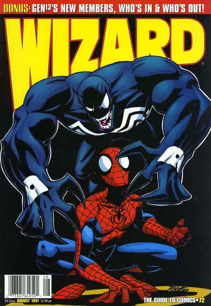 Wizard: The Comics Magazine #72B FN; Wizard | Spider-Man Venom Wieringo ...
