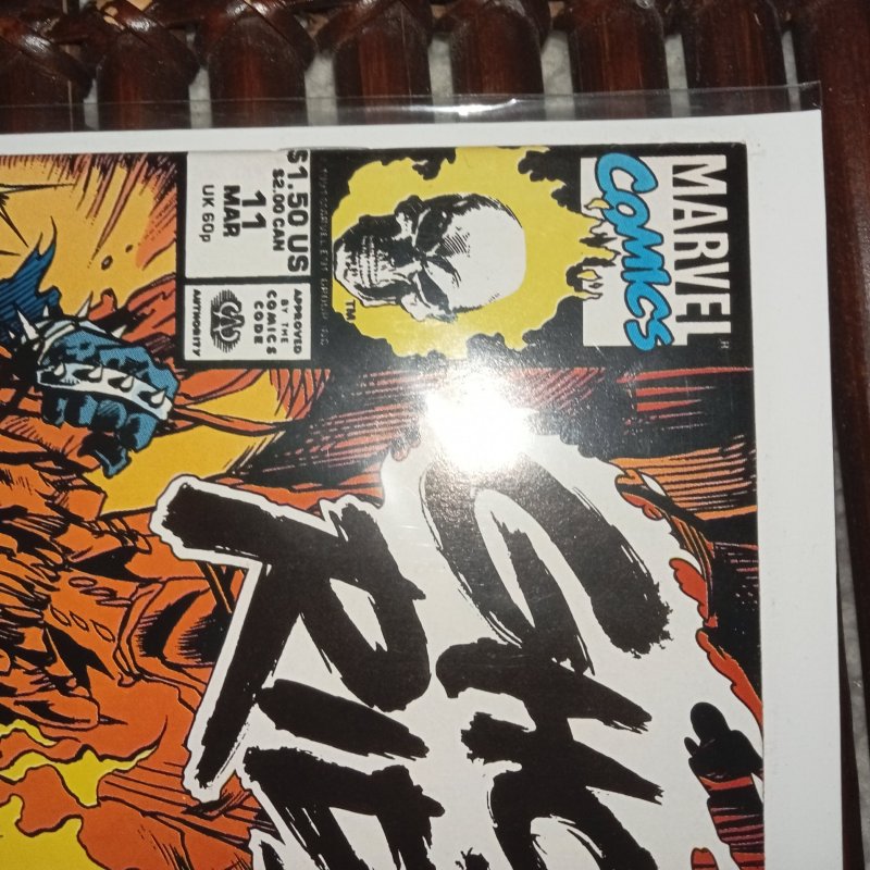 Ghost Rider #11(1991) Signed by Mark Texiera With COA | Comic Books ...