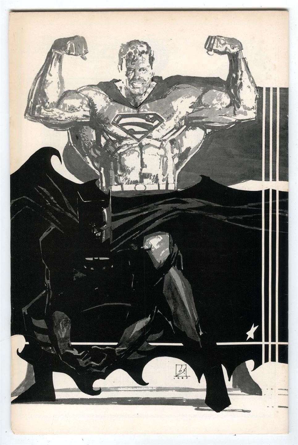 Heroes Against Hunger 1986 Superman Batman one shot Signed by Bernie ...