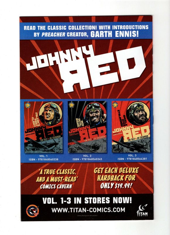 Johnny Red #5 & #6 (Titan Comics, 2016) | Comic Books - Modern Age ...
