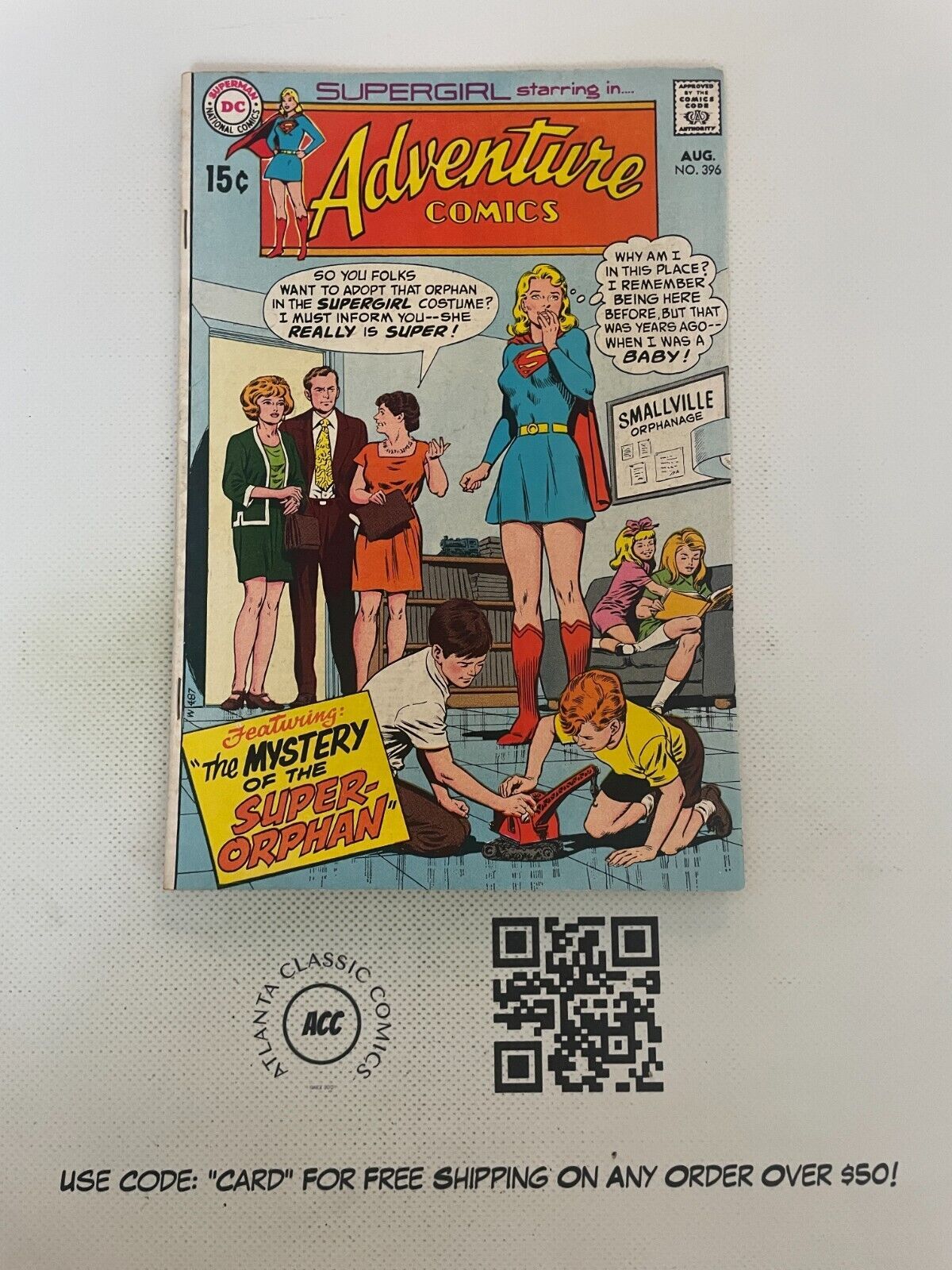 Adventure Comics # 396 VF DC Comic Book Superboy Superman Silver Age 8 ...