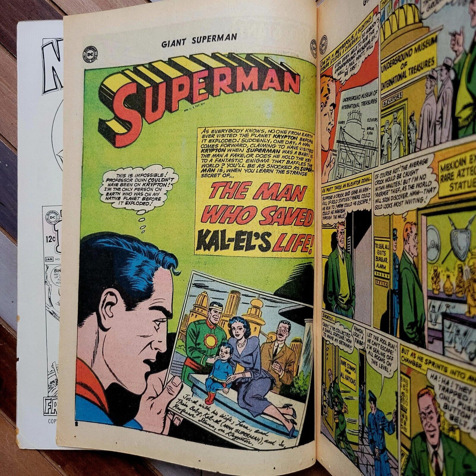 SUPERMAN #212 VG/FN (DC 1968) 80-Page Giant (G-54) Ft SUPERGIRL ...