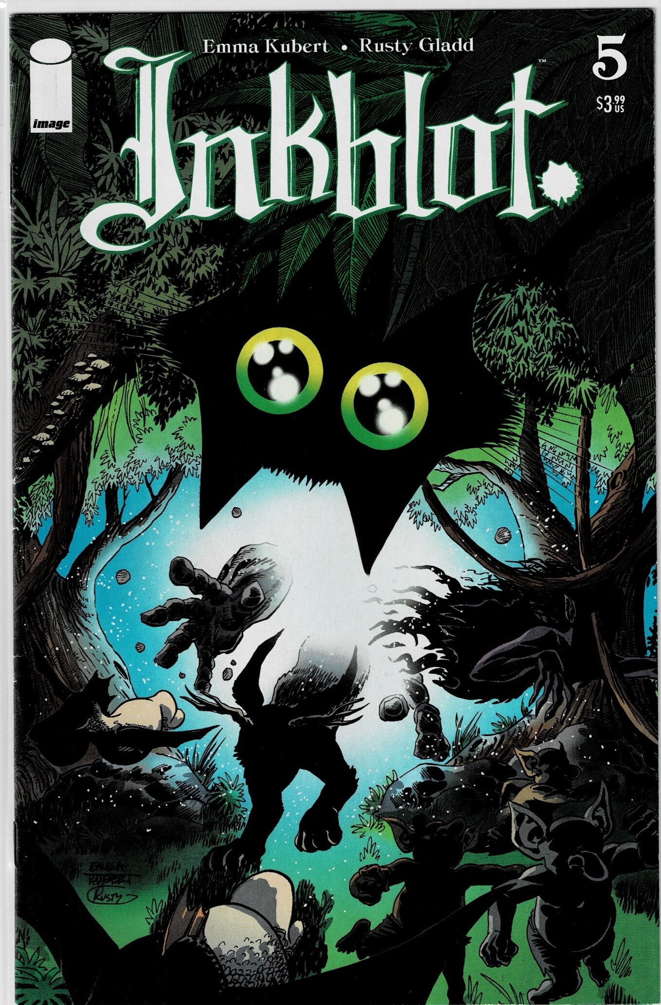 Inkblot #5 (2021), NM+ (cat wanders far backward in time into an ...