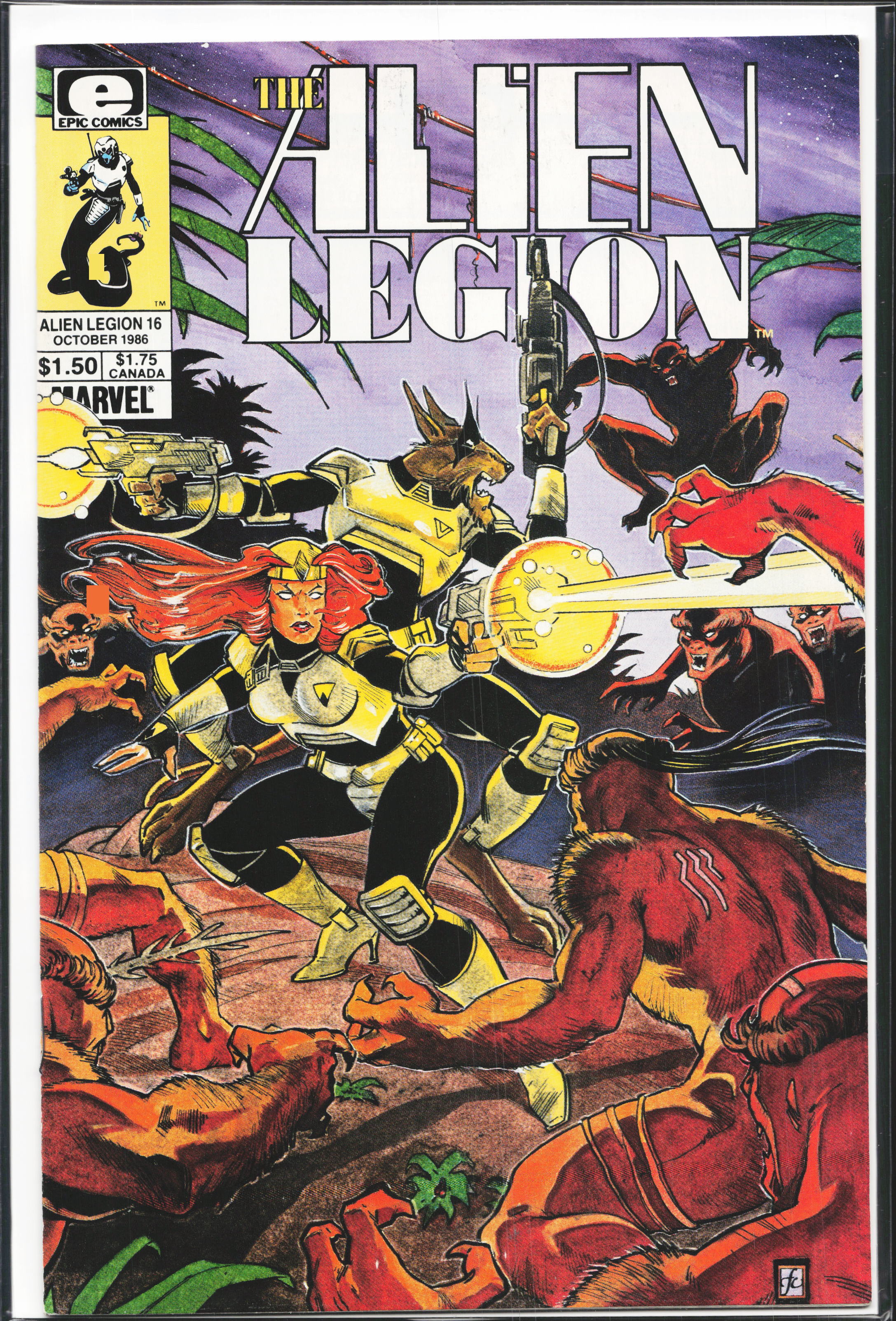 Alien Legion #16 (1986) Alien Legion | Comic Books - Copper Age, Epic ...
