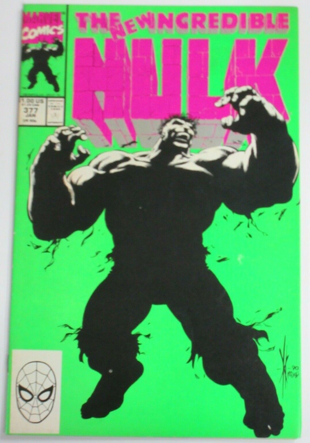 Incredible Hulk#377 VF 1991 Professor Hulk Marvel Comics | Comic Books ...