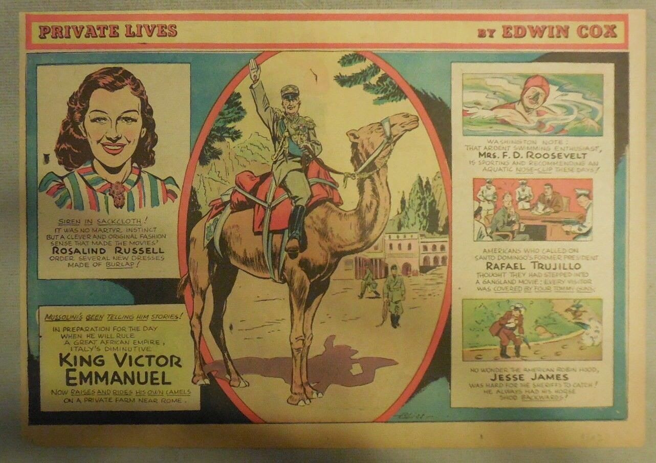 Private Lives: Rosalind Russell, King Victor Emmanuel Edwin Cox from 9 ...