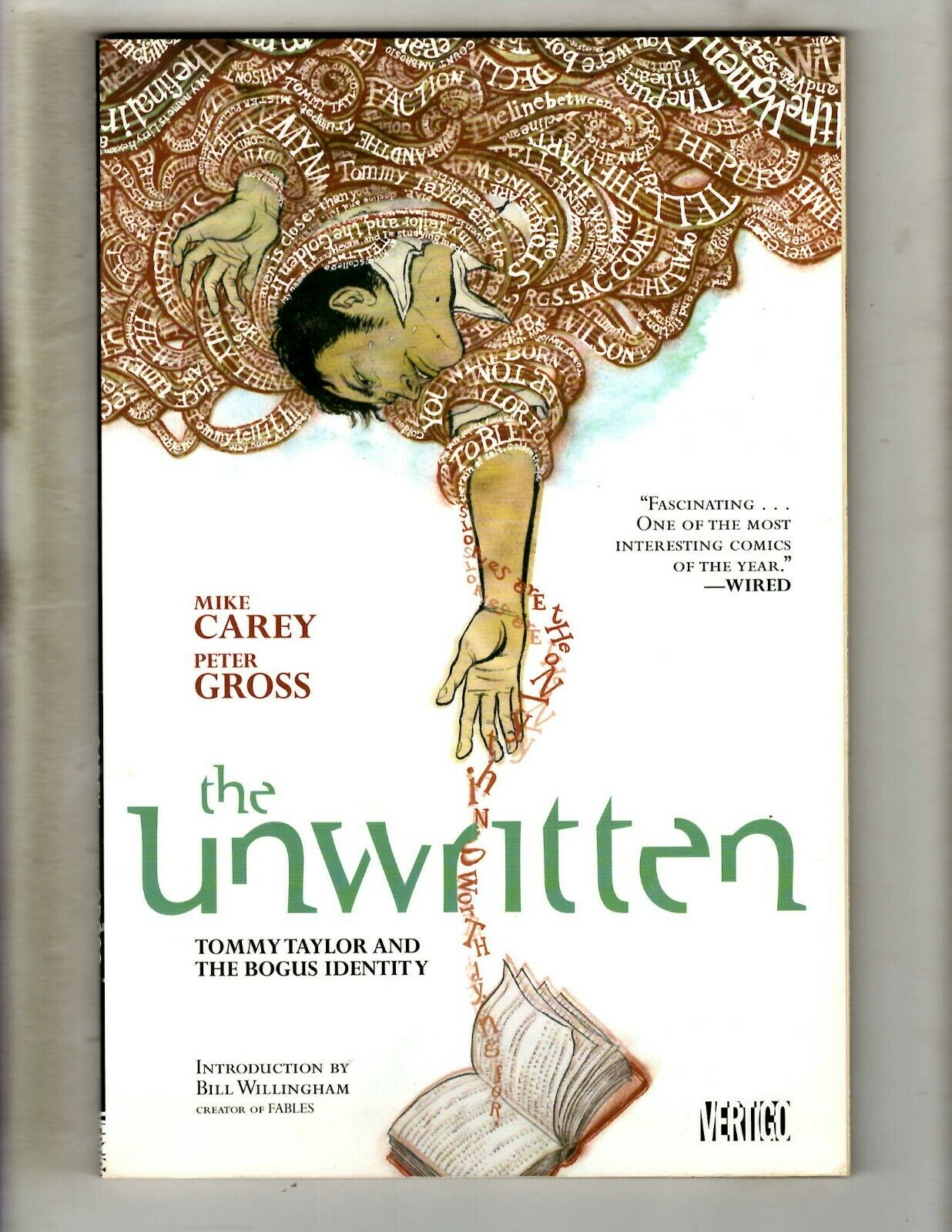 The Unwritten Vol. # 1 DC Vertigo TPB Graphic Novel Comic Book Carey ...