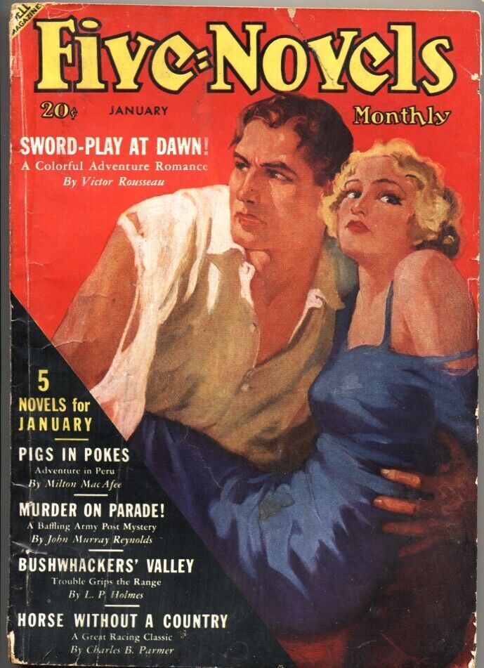 Pulp: Five Novels Monthly-Jan 1938-Adventure-Pulp-Spicy Good Girl Art ...