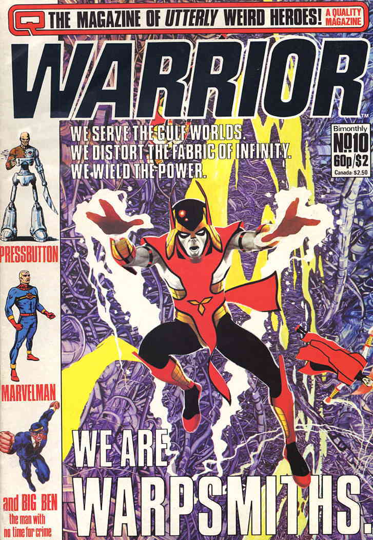 Warrior #10 FAIR ; Fleetway Quality | low grade comic Marvelman V For Vendetta | Comic ...