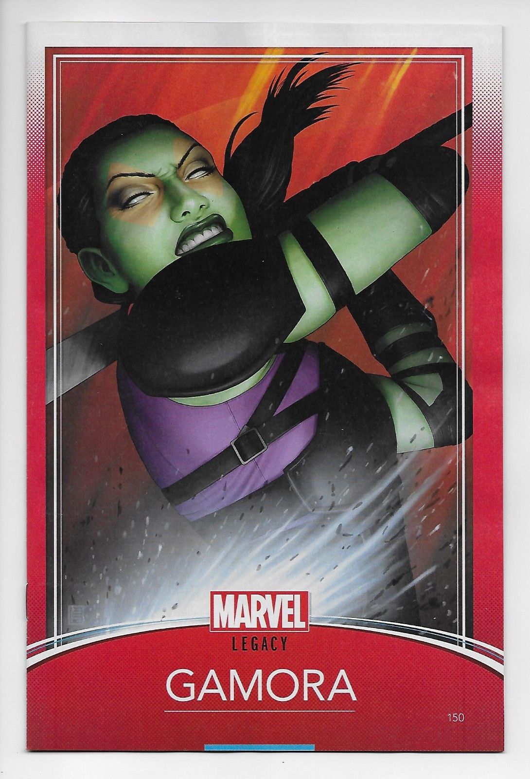 Guardians of the Galaxy #150 Gamora Trading Card Variant (Marvel, 2018 ...