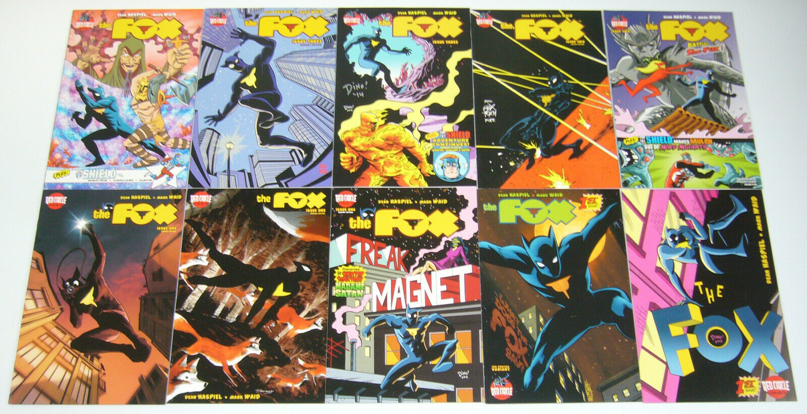 the Fox #1-5 VF/NM complete series - archie red circle mega set w/(12 ...