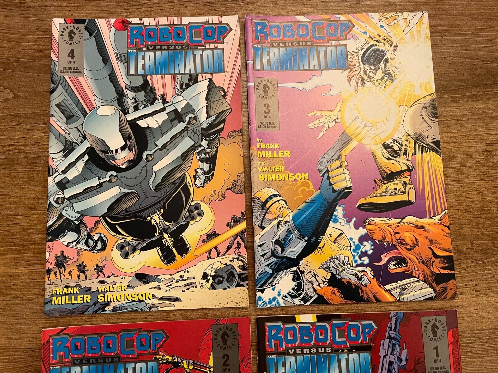 Robocop Versus The Terminator Complete Dark Horse Comics LTD Series 1 2 ...