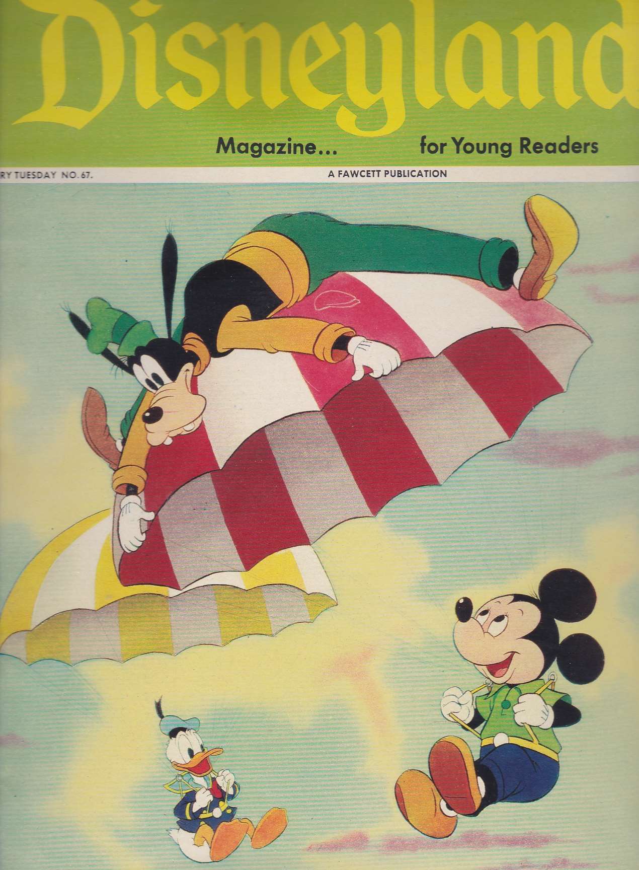 Disneyland Magazine (Fawcett) #67 GD ; Fawcett | low grade comic Mickey ...
