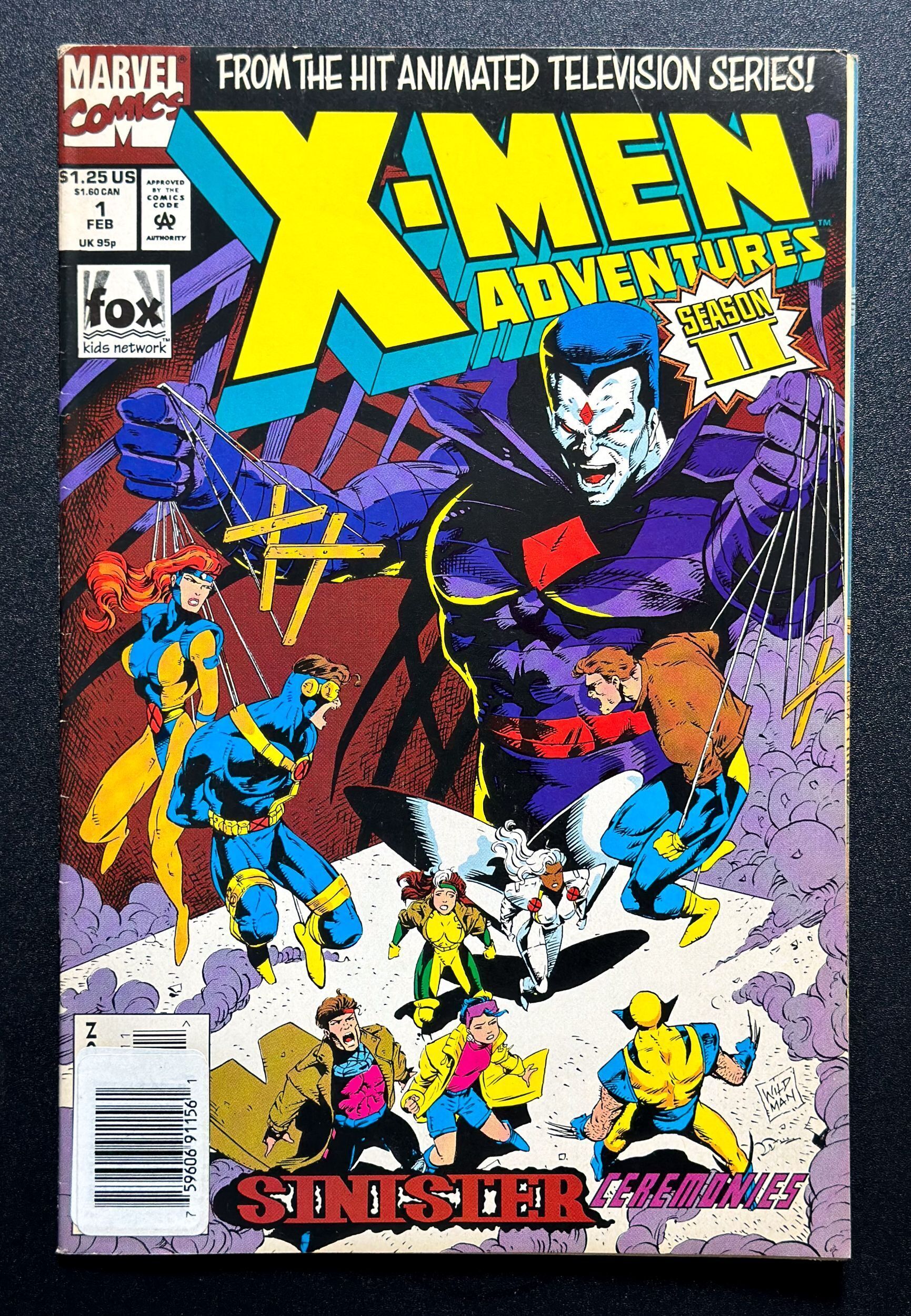 X-Men Adventures #1 (1994) - Adaptation of the 90s Animated Series - FN ...