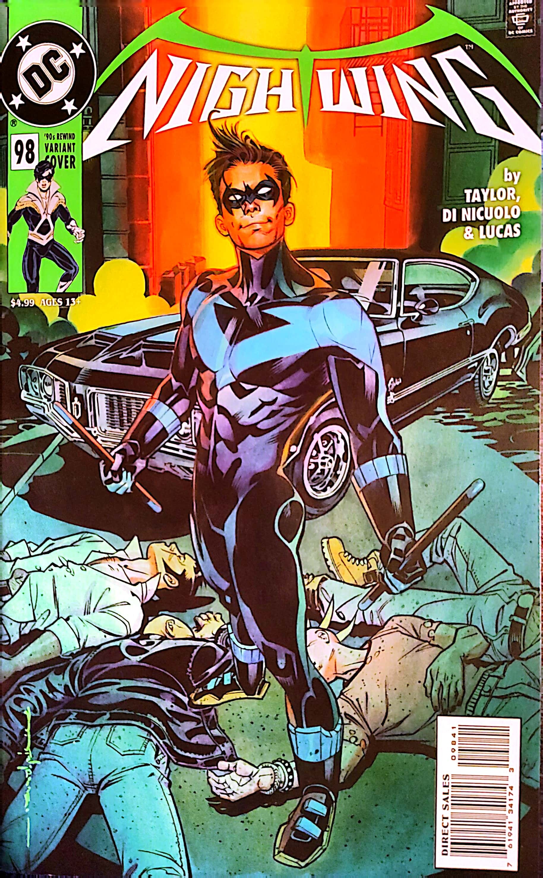 Nightwing #98 Stelfreeze 90s Variant Cover (2023) | Comic Books ...