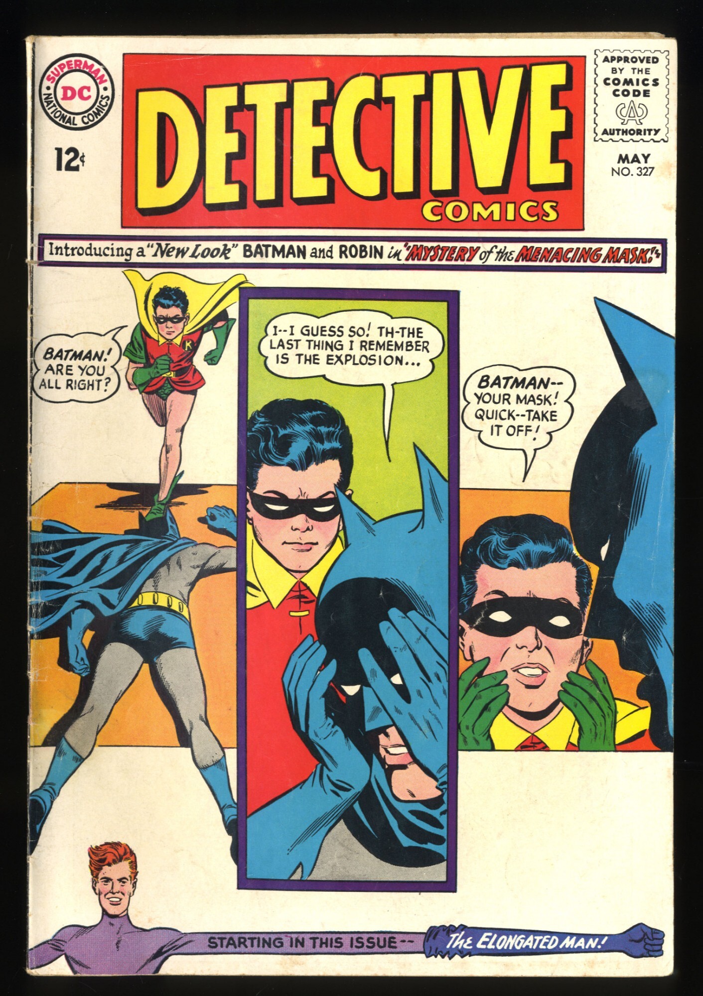 Detective Comics #327 FN- 5.5 Off White to White First New Look Batman ...