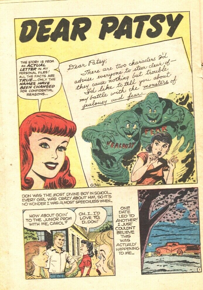 Patsy Walker #60-1955-Canoe Romance-Learn to Mambo-Paper Doll-Horror ...