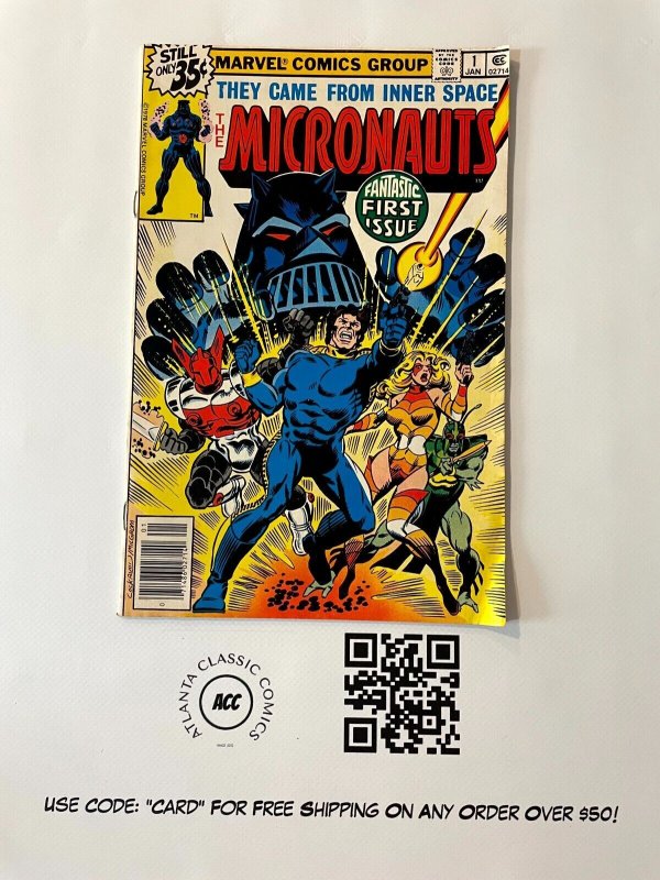 Micronauts # 1 FN Marvel Comic Book Bronze Age 1978 Cockrum Cover Art 2 ...