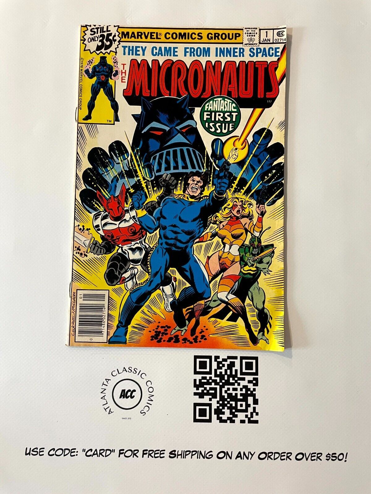 Micronauts # 1 FN Marvel Comic Book Bronze Age 1978 Cockrum Cover Art 2 ...