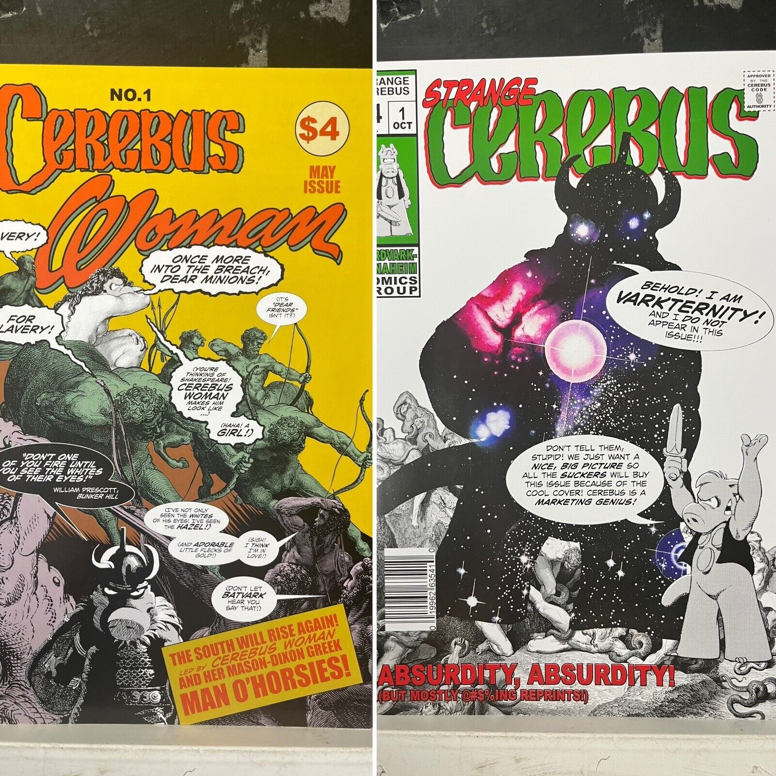 Cerebus Woman 1 & Strange Cerebus #1 (2019 Aardvark-Vanaheim) Homage ...