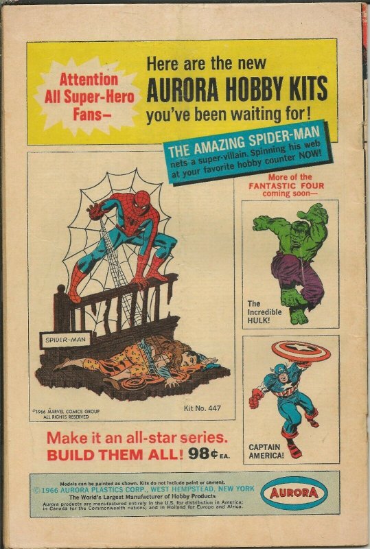 Thor #135 ORIGINAL Vintage 1966 Marvel Comics 2nd High Evolutionary 1st ...