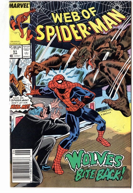 Web of Spider-Man #51 | Comic Books - Copper Age, Marvel, Spider-Man ...