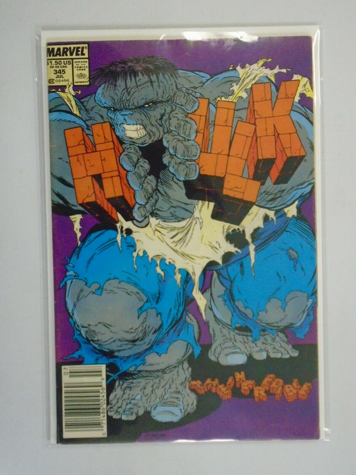 Incredible Hulk #345 Newsstand edition 4.0 VG (1988 1st Series) | Comic ...