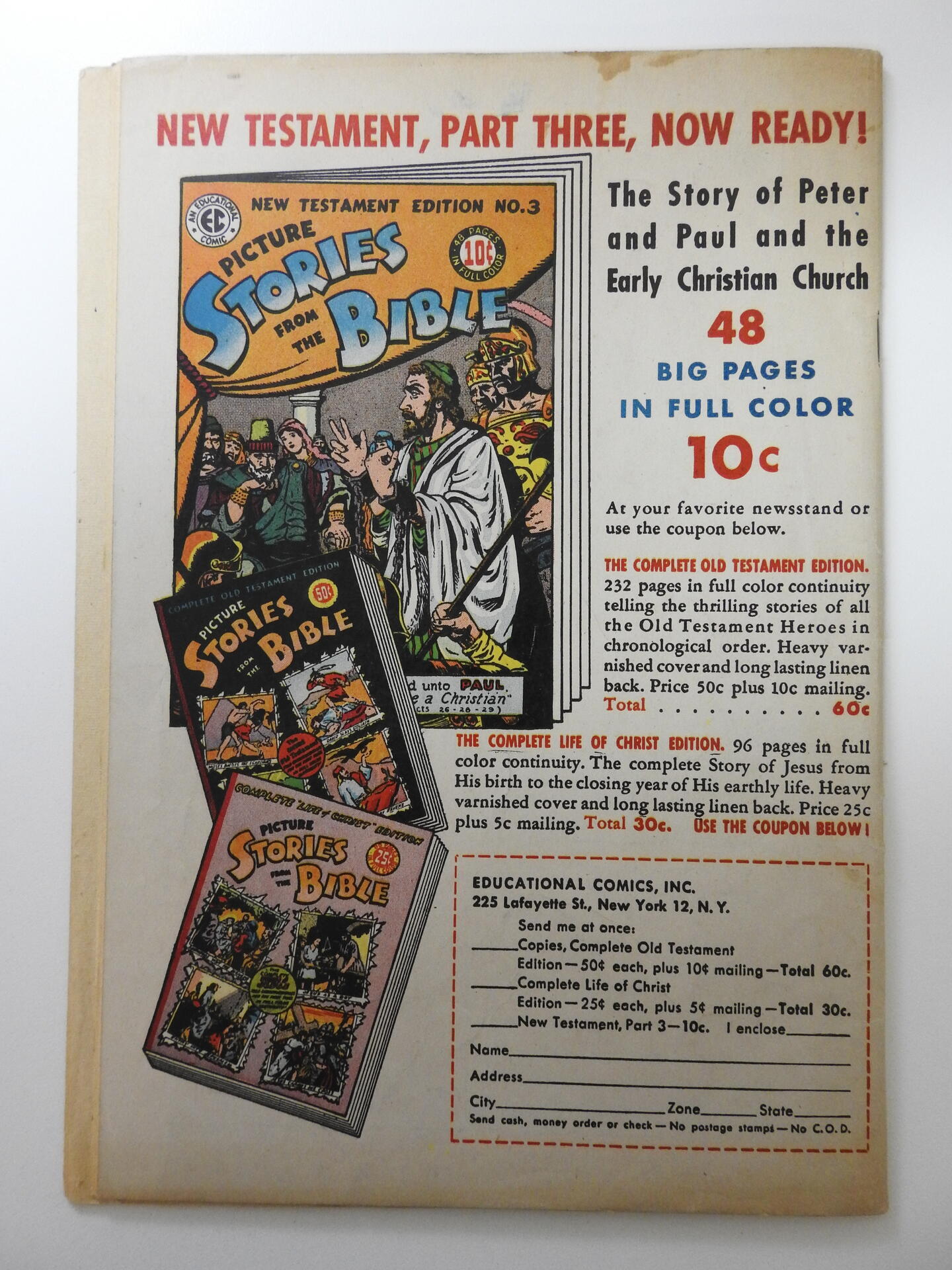 Land of the Lost Comics #1 (1946) EC Comics! Beautiful VG+ Condition ...