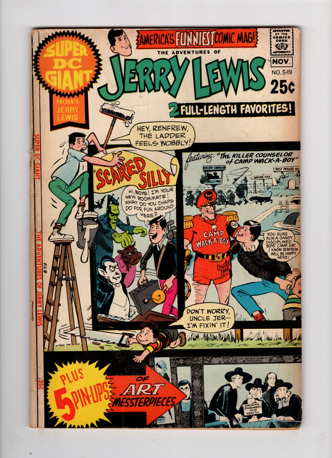 Super DC Giant: Jerry Lewis #19 (1970, DC Comics) | Comic Books ...