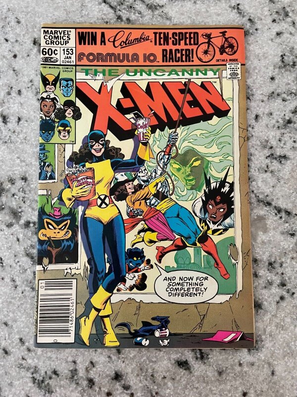 Uncanny X-Men # 153 NM- Marvel Comic Book Wolverine Storm Colossus ...