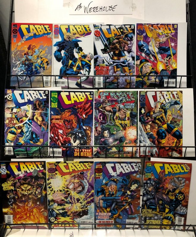 CABLE 1-105 bIG aRMS, bIG gUNS, ultimate Liefeld hero- 77 DIFF mutants ...