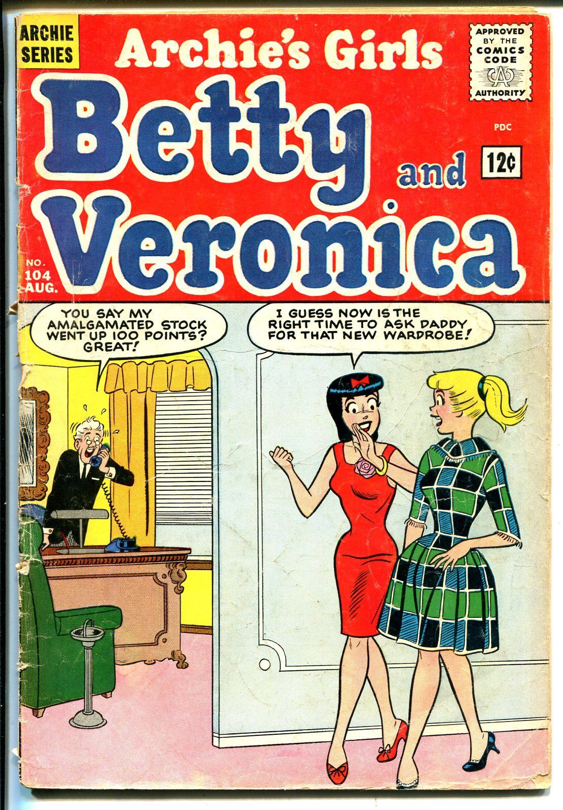 Archie's Girls Betty and Veronica #104 1964-Beatles-G | Comic Books ...