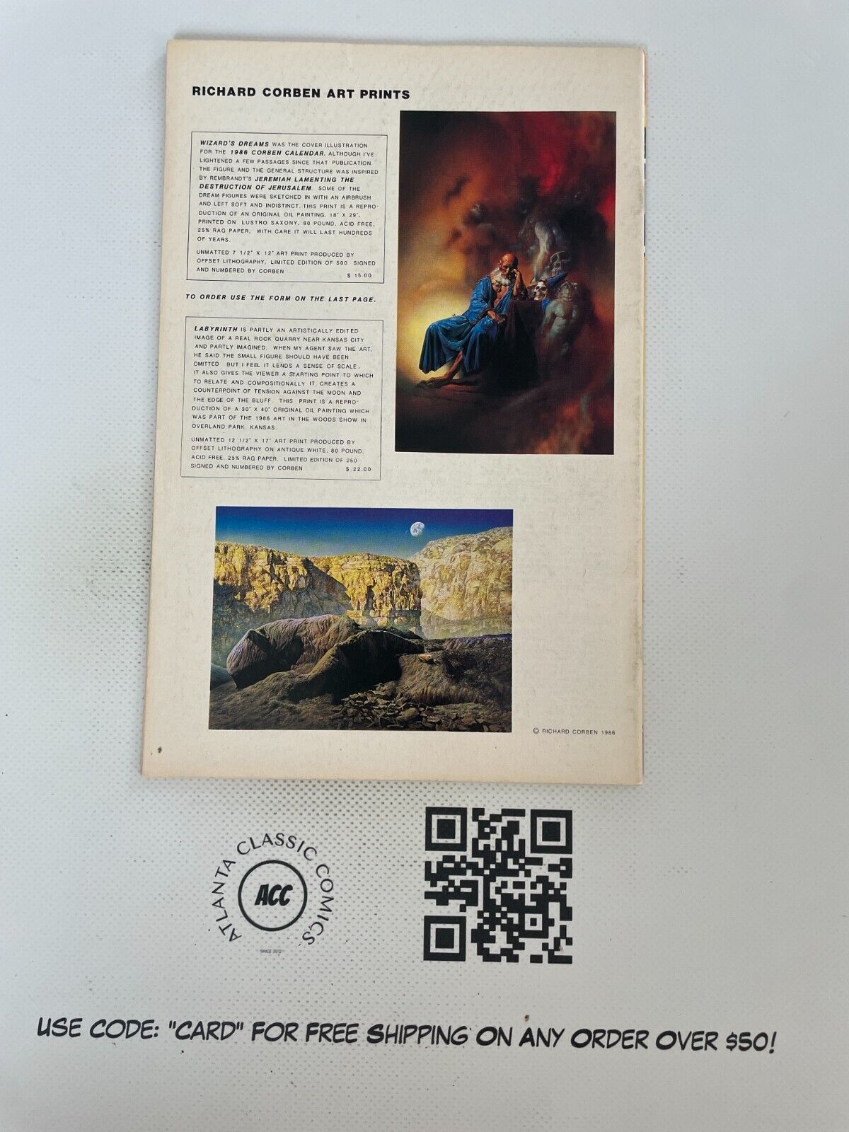 Rip In Time # 3 NM Fantagor Press Comic Book Bruce Jones Richard Corben ...