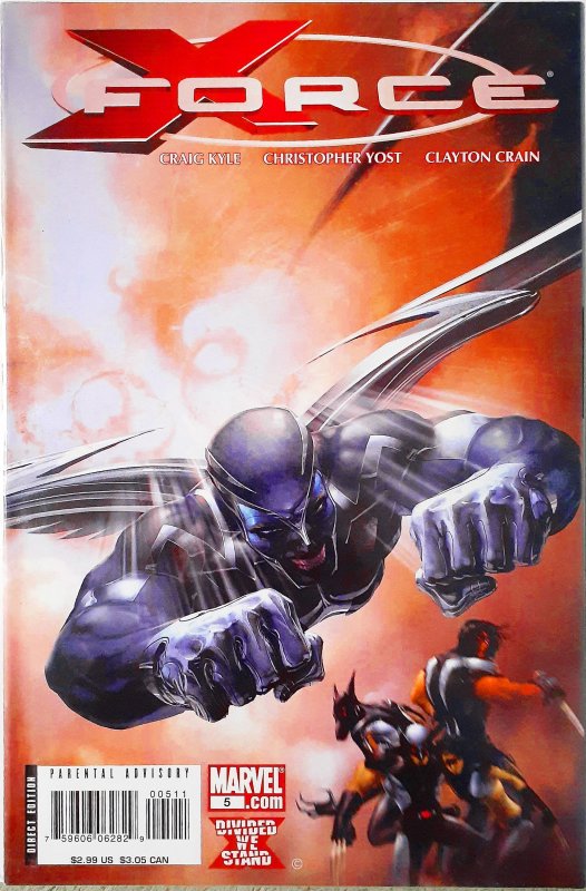 X-Force #5 (2008) Archangel Unleashed/Wolverine Xmen Apocalypse ...