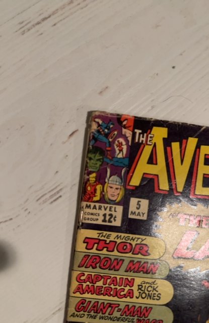 The Avengers #5 (1964)invasion of the lava men see description | Comic ...