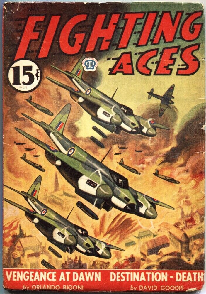 Pulp: Fighting Aces-May 1945-David Goodis-Canadian Variant-Ww II Pulp ...