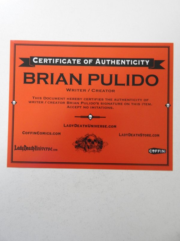 Lady Death: Blasphemy Anthem #1 Homage Edition (2019) NM Cond! Signed W ...