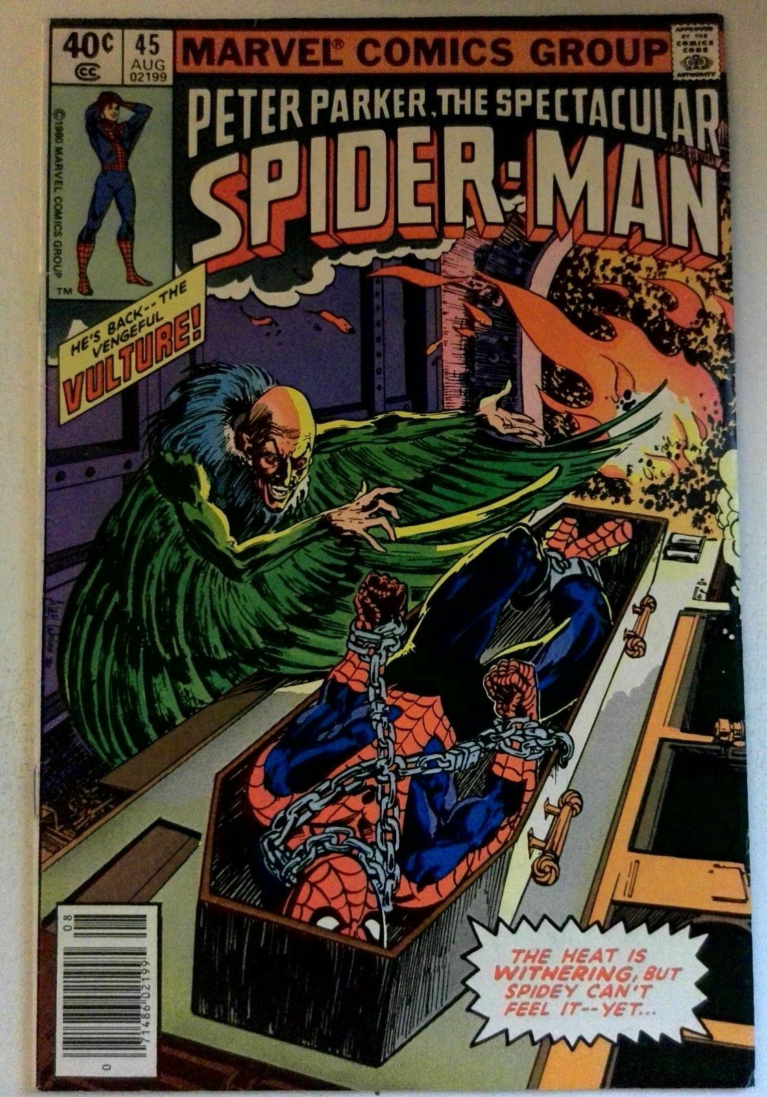 Spectacular Spider-Man #45 Marvel 1980 VF+ Bronze Age Comic Book 1st ...