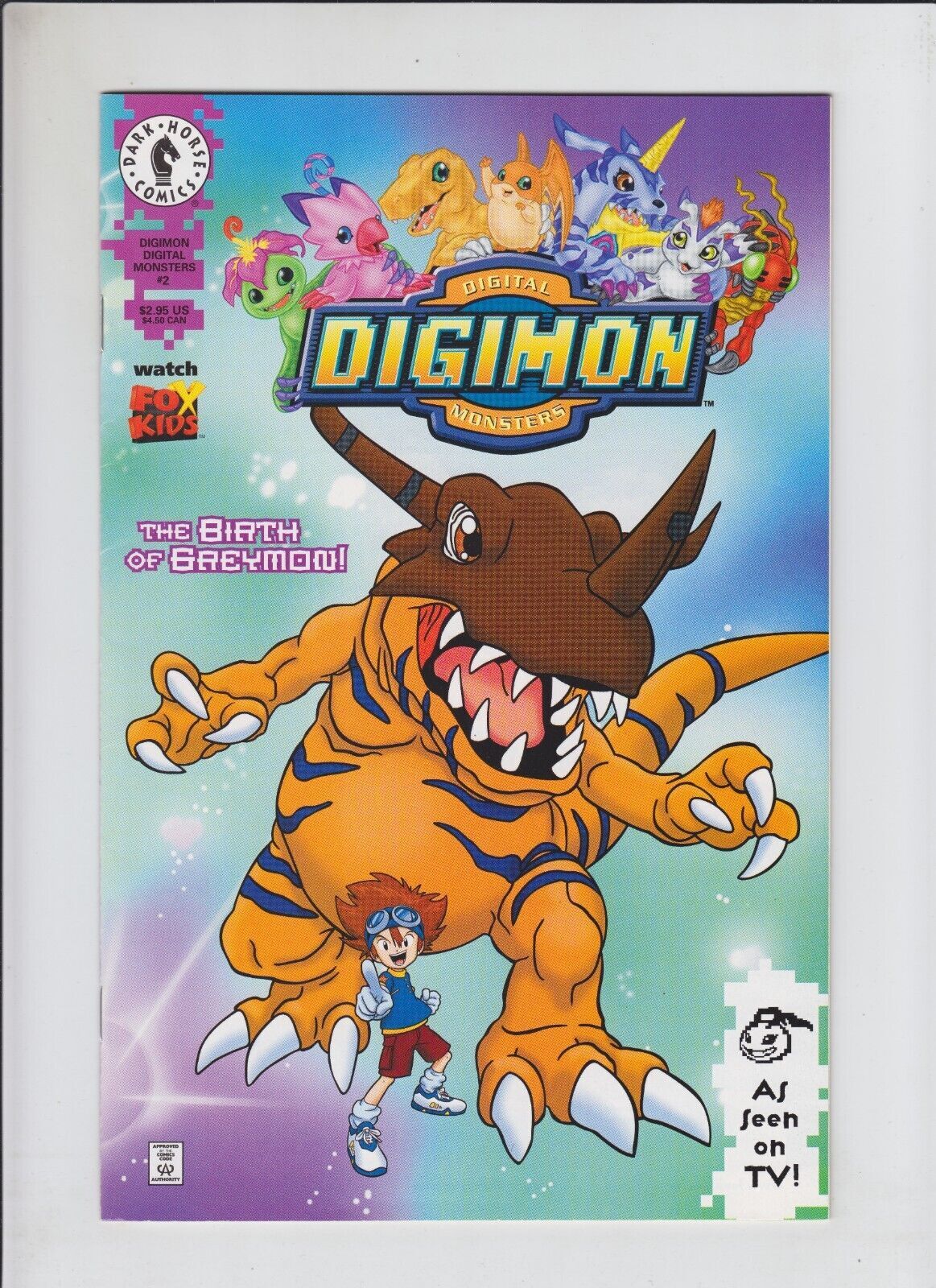 Digimon Digital Monsters #2A FN; Dark Horse | variant cover says As ...