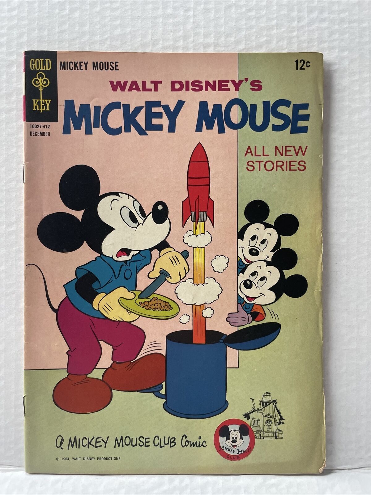 Walt Disney’s Mickey Mouse #98 1964 Gold Key | Comic Books - Silver Age ...