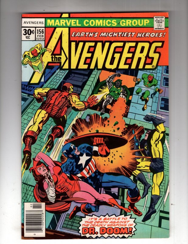The Avengers #156 (1977) / MC#29 | Comic Books - Bronze Age, Marvel ...