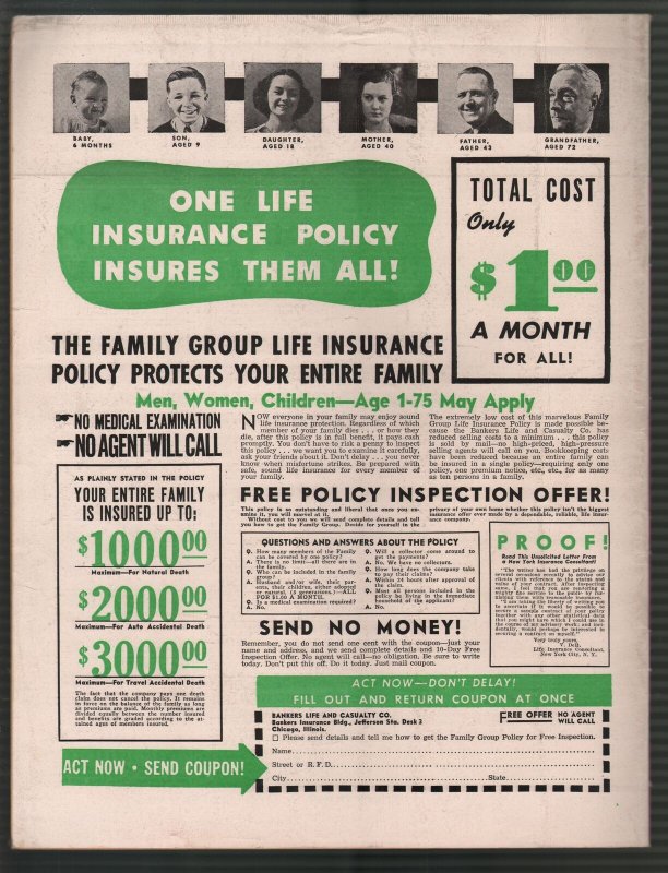 Intimate Detective Stories 10/1942-Nazi Spy-Alan Hynd-violent-pulp ...