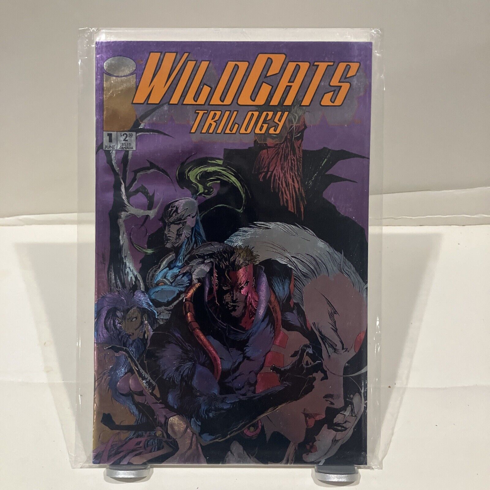 Wildcats Trilogy #1! Foil Cover! 1993 Image Comics | Comic Books ...