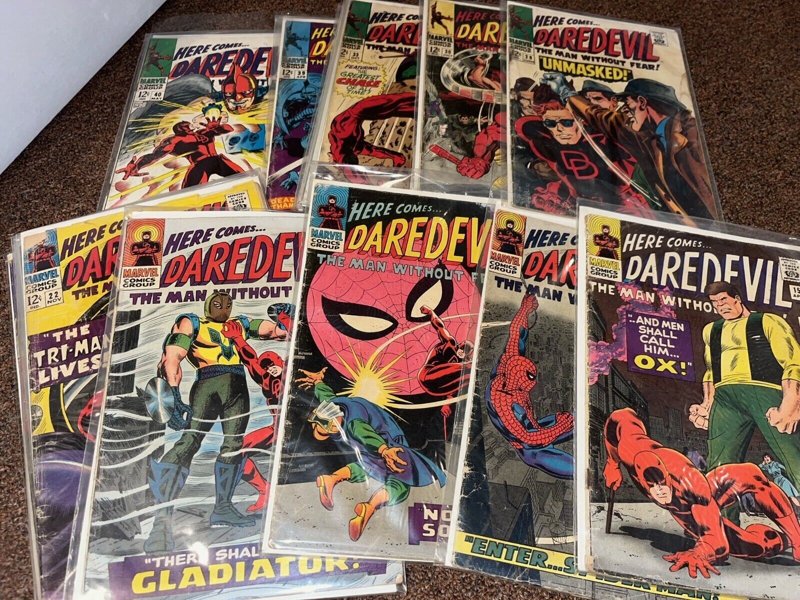 Huge Daredevil Lot - Complete Series Run of #s 4-380, Has 7, 16, 17 ...
