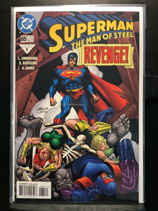 Superman: The Man of Steel #65 (1997) | Comic Books - Modern Age, DC ...