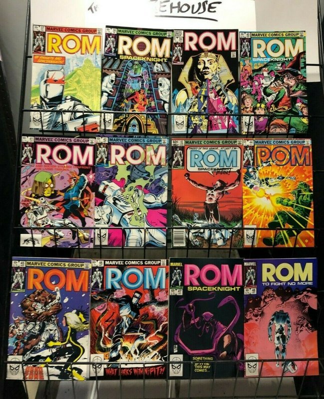 ROM (1979-1986) 1-75, ANN 1-4 the COMPLETE Marvel series The Space ...