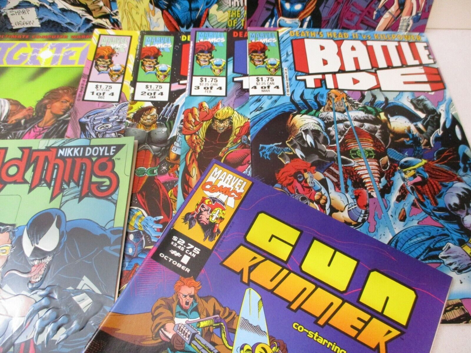 Death's Head, Digitek, Battle Tide & More Marvel UK Lot - Marvel Comics ...