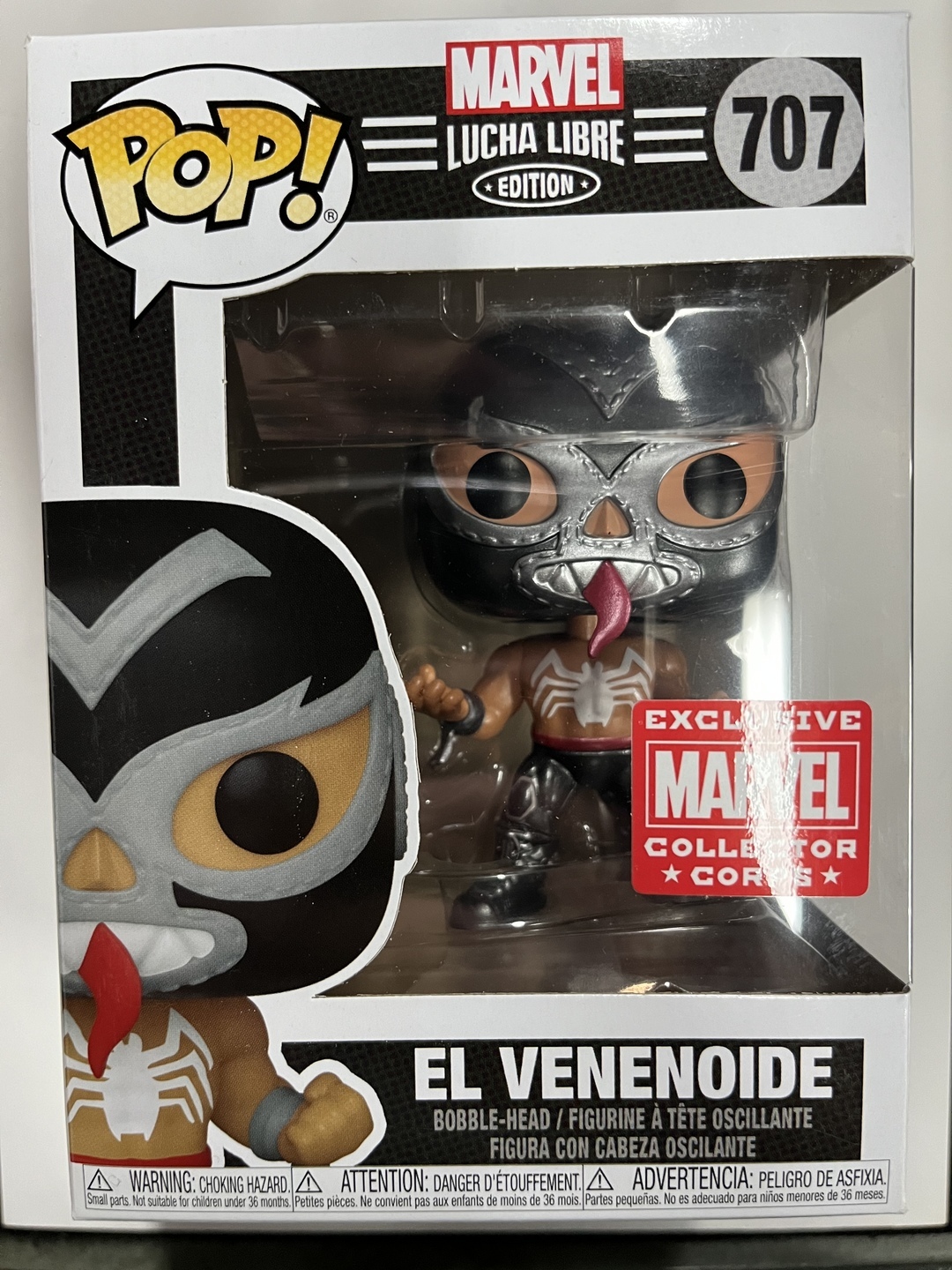 Funko Pop! Marvel Lucha Libre El Venenoide #707 FC12 | Comic Books ...