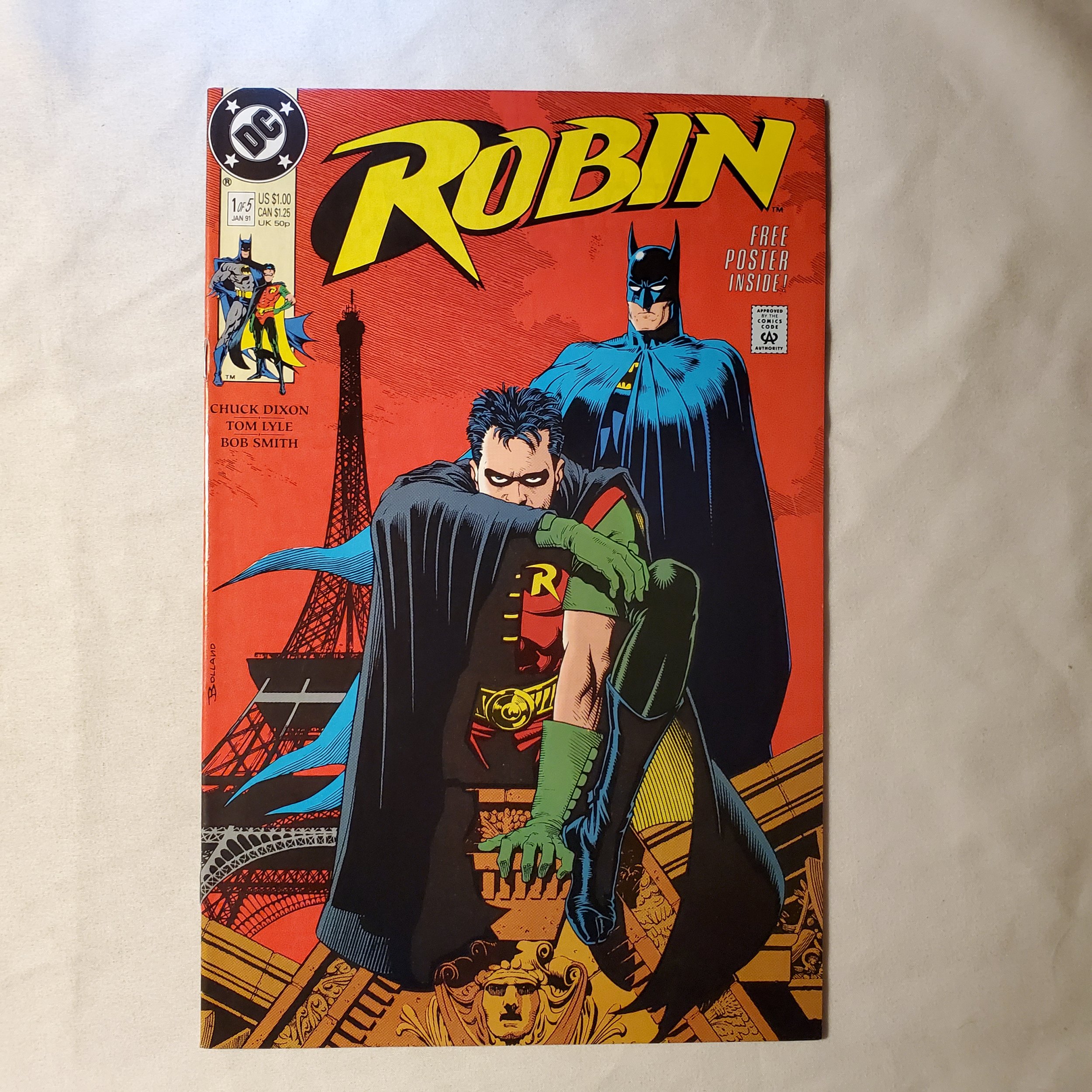 Robin 1 Very Fine+ Cover by Brian Bolland | Comic Books - Copper Age ...