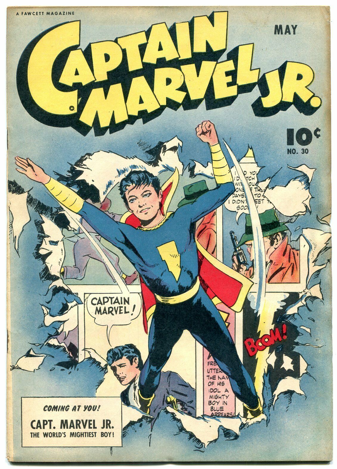 Captain Marvel JR #30 1954- Raboy cover- Golden Age comic FN+ | Comic ...